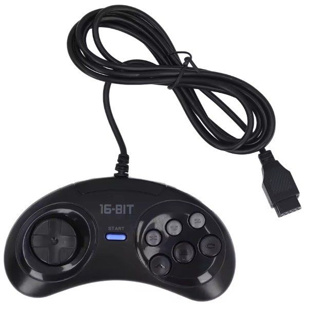 Sega Genesis Game Controller 9 Pin 16 Bit (Neu (gemäss Beschreibung ...