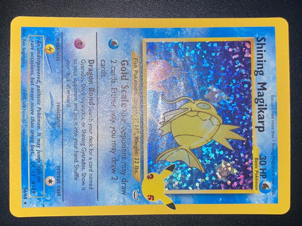 Shining Magikarp (66/64) - Celebrations - NM+ - EN (Neu (gemäss ...