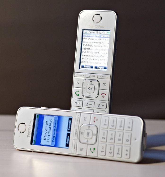 2 Funktelefone Fritz!Fon mit Ladestationen (Gebraucht) in Stein am ...