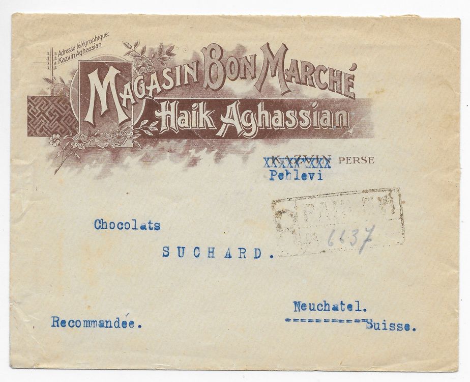 Persien, Magasin Bon Marché Haik Aghassian nach Suchard (Gebraucht) in ...