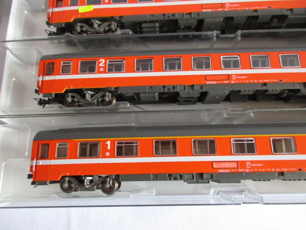 Roco HO/GS 3 Stk. ÖBB Personenzugwagen orange in OVP (76) (Gebraucht ...