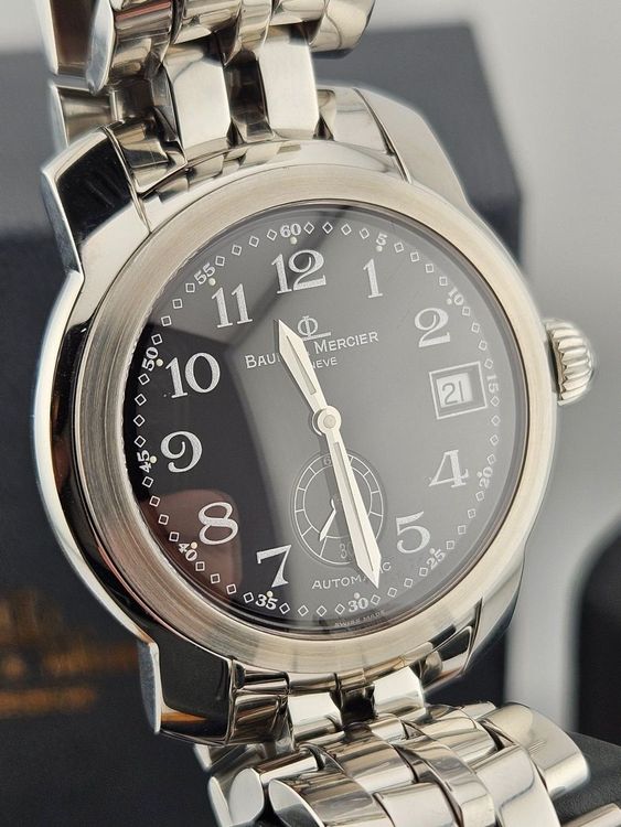 Baume & Mercier "Capeland Steel Aut-Sec-GM" frisch revidiert | Kaufen ...