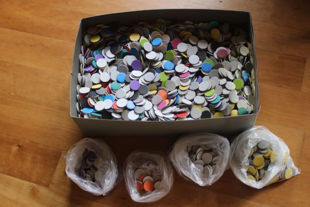 Rondellen von Biella Ordnern zum Basteln (Neu (gemäss Beschreibung)) in ...