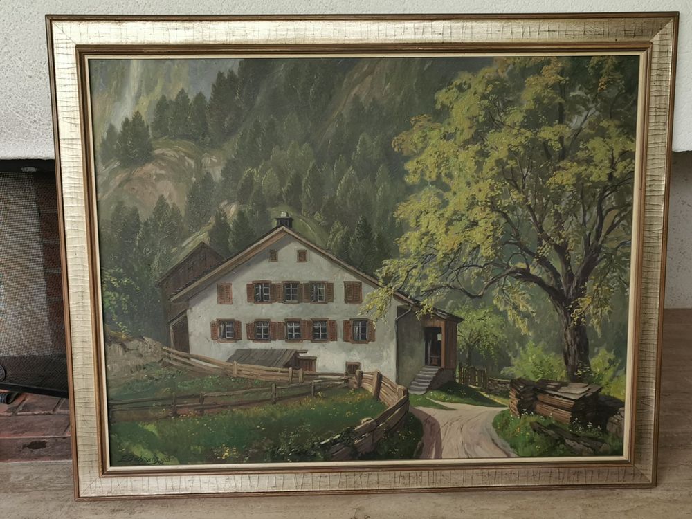 Gemälde Jakob Edwin Bachmann (Gebraucht) in Reinach BL für CHF 80 – nur Abholung auf Ricardo kaufen