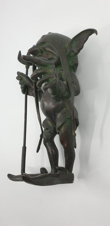Bronze Gnom Troll mit Dreizack (Gebraucht) in Emmen für CHF 140 – mit ...