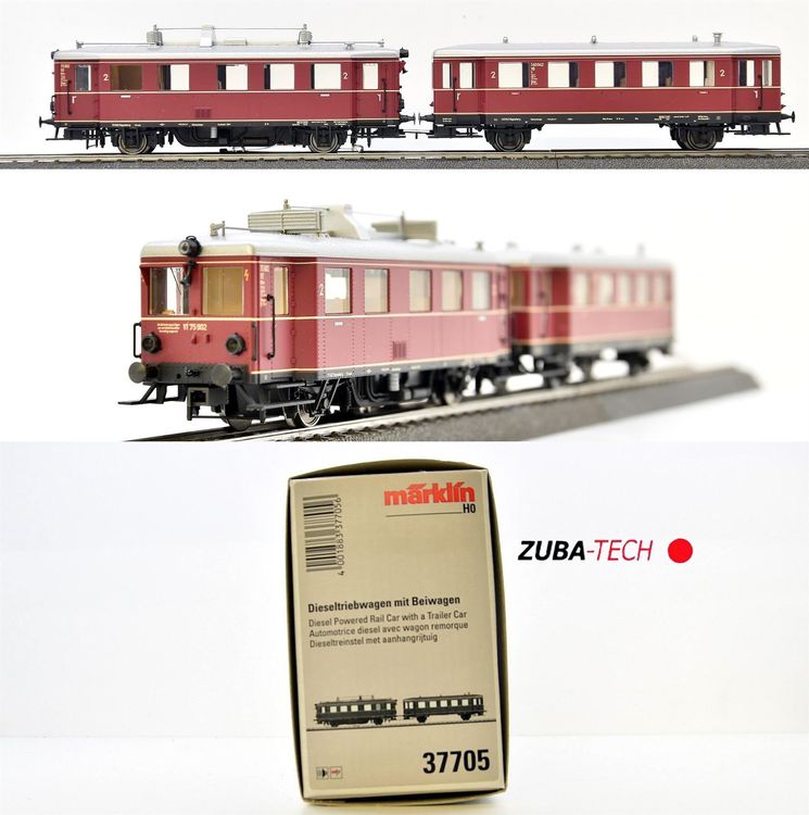 Märklin 37705 Dieseltriebwagen +Beiwagen | Kaufen auf Ricardo