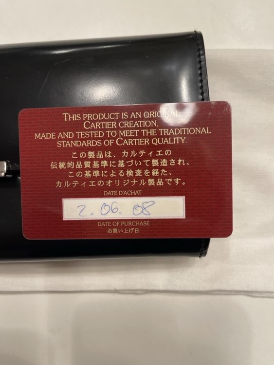 Cartier Pochette Soir Noir Élégante et Chic, Authentique (D'occasion) à ...