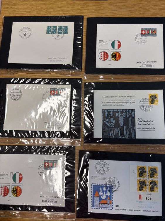 Album mit 32 Belege FDC 60er Jahre Schweiz (Gebraucht) in Murgenthal für CHF 1 – mit Lieferung ...