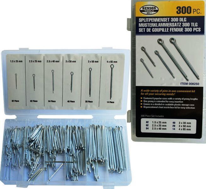300tlg.Set Splinten / Sicherungssplinten (Neu und originalverpackt) in ...