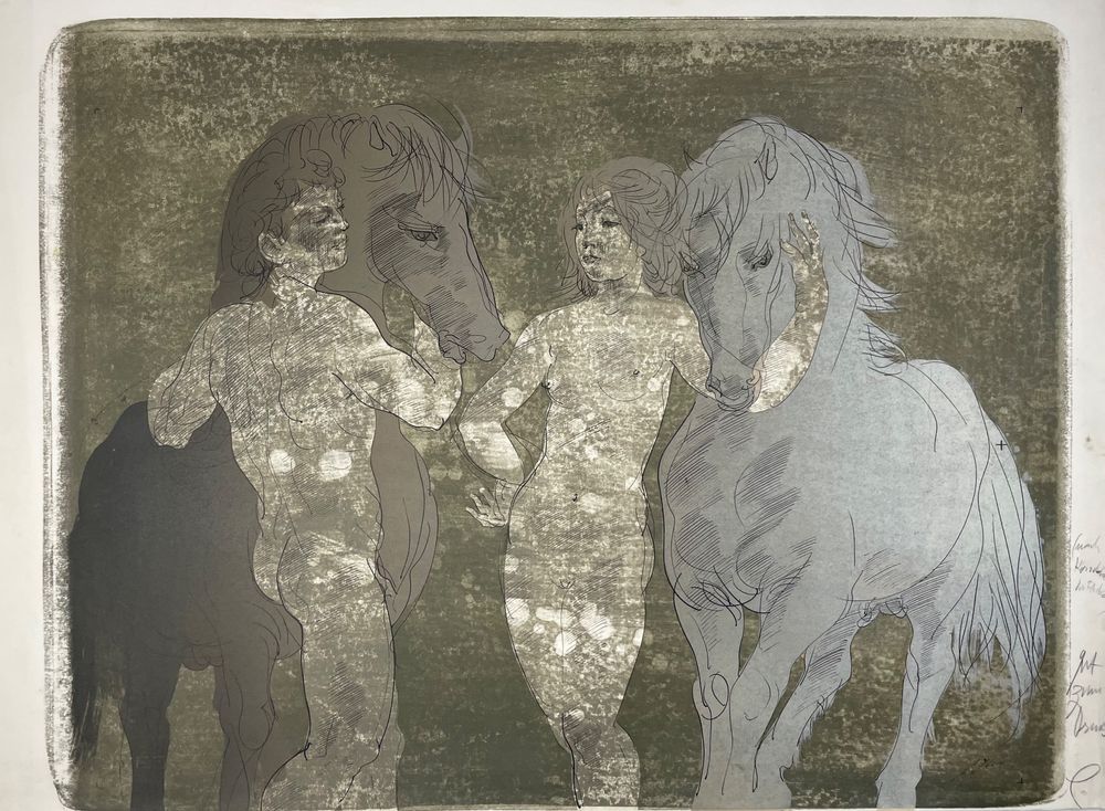 Hans Erni (1909-2015) Lithographie beschriftet (Gebraucht) in Root für CHF 39 – nur Abholung auf ...