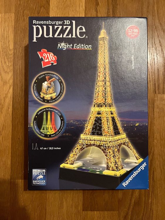 Ravensburger 3D Puzzle Eiffelturm Tour Eiffel | Kaufen auf Ricardo