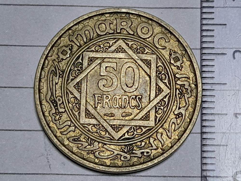 Marokko 50 Franken 1371 · 1952 "Französisches Protektorat" (Gebraucht) in Basel für CHF 1.6 ...