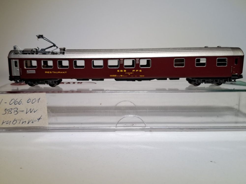 SBB UIC-X Speisewagen rot - Spur N | Kaufen auf Ricardo