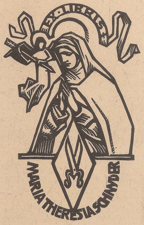 Ex-libris héraldique Maria Theresia Schnyder, Luzern (D'occasion) à ...