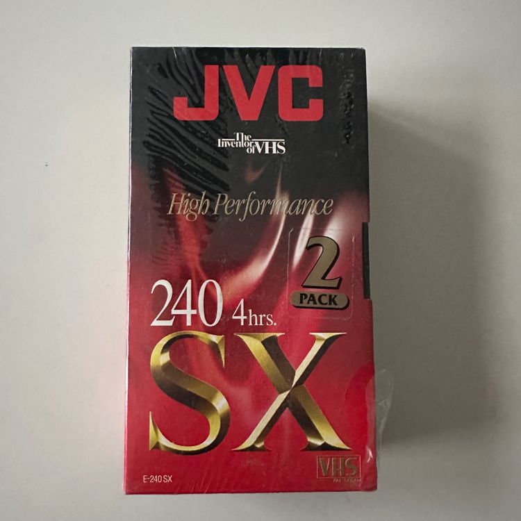 JVC 2 Pack 240 4hrs. SX Leerkasette VHS Neu (Neu und originalverpackt) in Frauenfeld für CHF 15 ...