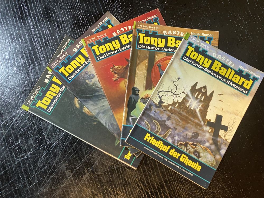 5 Horror Romane Tony Ballard, Bastei (Gebraucht) in Zuerich für CHF 15 ...
