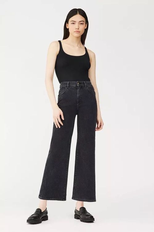 DL1961 Hepburn Wide Leg High Rise Vintage Nightshade Jeans (Gebraucht) in St. Gallen für CHF 55 ...