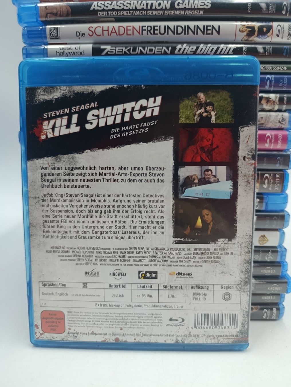 Kill Switch Blu-ray mit Steven Seagal - Top Zustand! (Gebraucht) in Wil ...