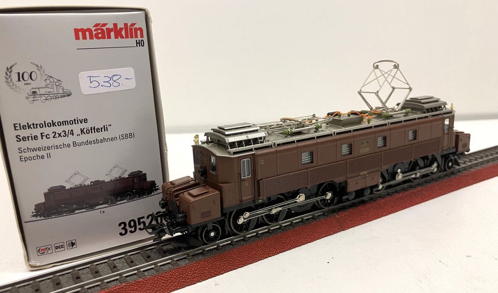 märklin 39520 Digital: Köfferlilok Serie Fc 2x3/4 SBB 12201 (Neu ...