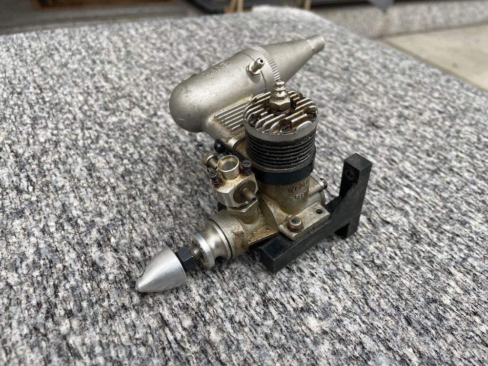 Vintage WEBRA 3.5 RC Glow Nitro Engine 3.5cc .21cu (Gebraucht) in ...