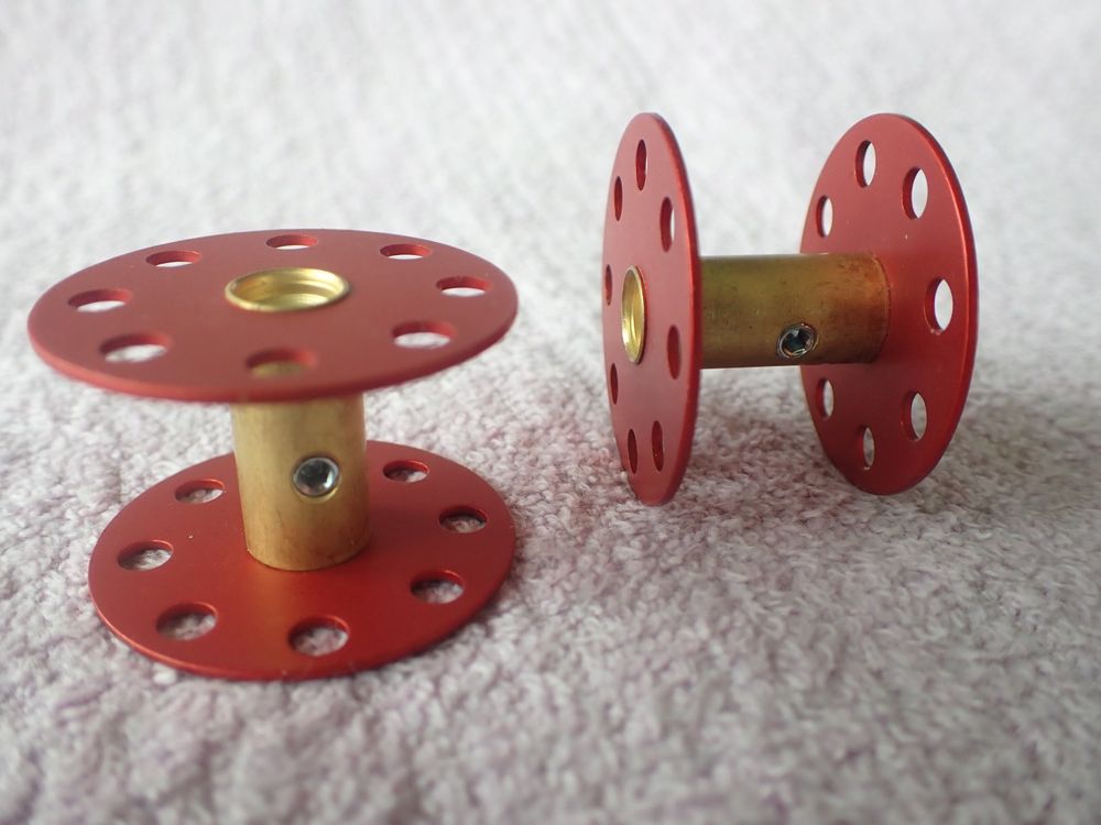 zwei neuwertige Haspeln Nr. 60 von STOKYS Metall Baukasten (Gebraucht ...