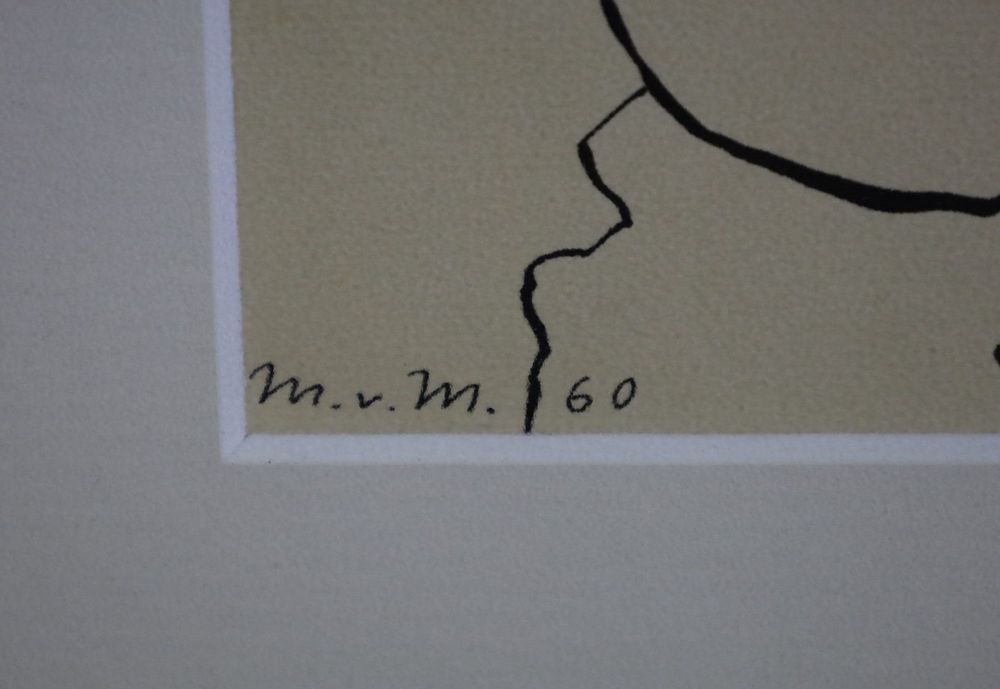 Max von Moos 1903-1979, Tusche auf Papier, handsigniert (Gebraucht) in ...