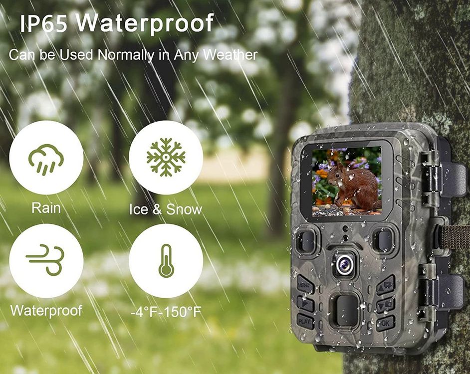 20MP Full HD 1080P Video/ mini Wildkamera/ TOP AKTION ab 1.- (Neu und ...
