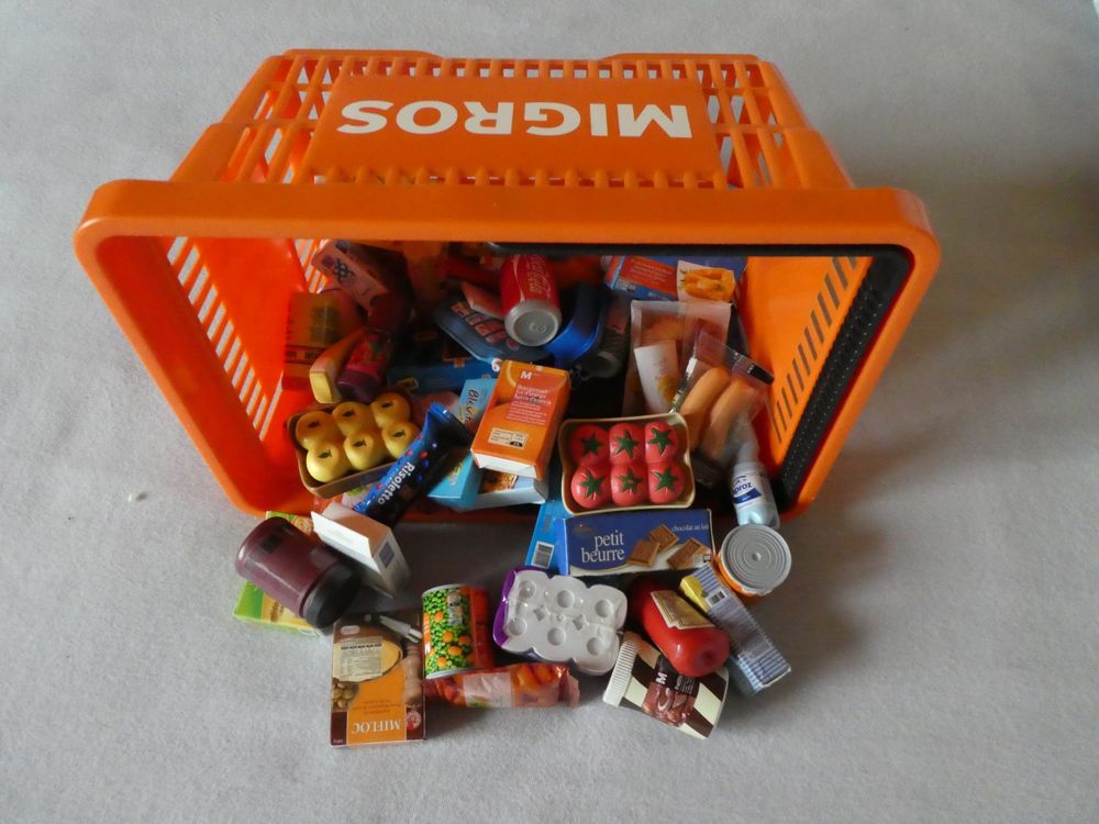 Migros Mania Verkaufslädeli Produkte inkl. 2 Körbli | Kaufen auf Ricardo