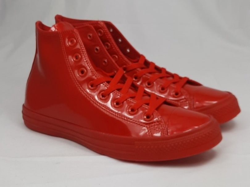 CONVERSE Chuck All Star hi Lack-Sneaker rot Gr. 45 | Kaufen auf Ricardo