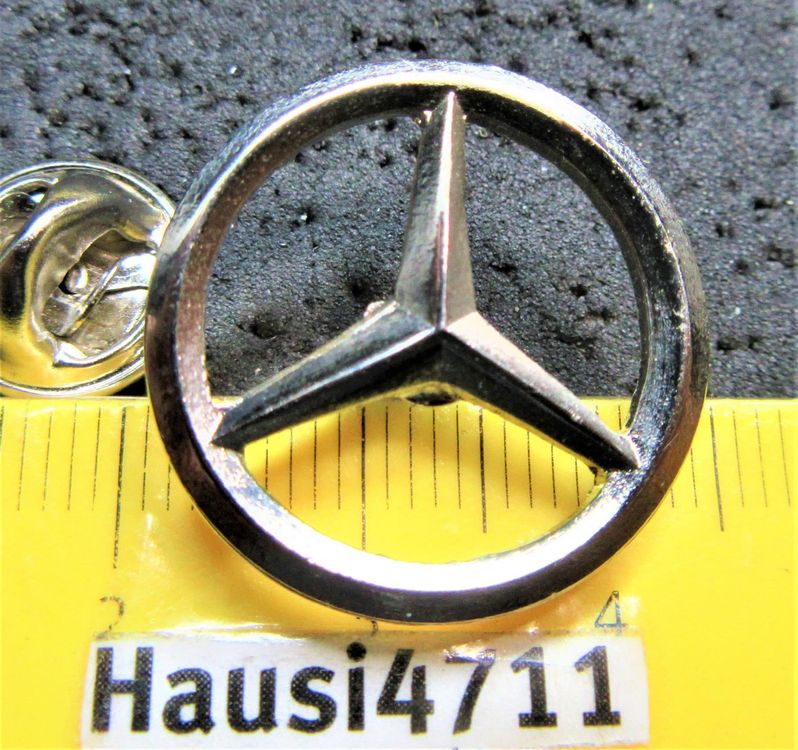 MERCEDES Stern Schmuck-PIN silbrig 22mm (Neu (gemäss Beschreibung)) in ...