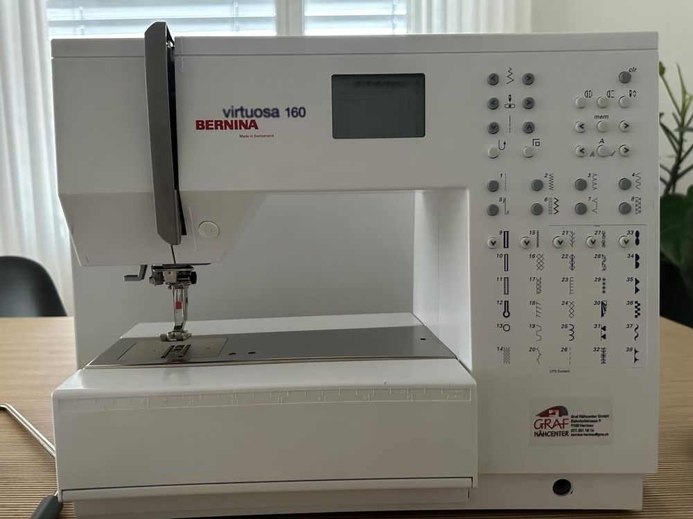 Nähmaschine von Bernina Virtuosa 160 (Gebraucht) in Herisau für CHF 550 ...