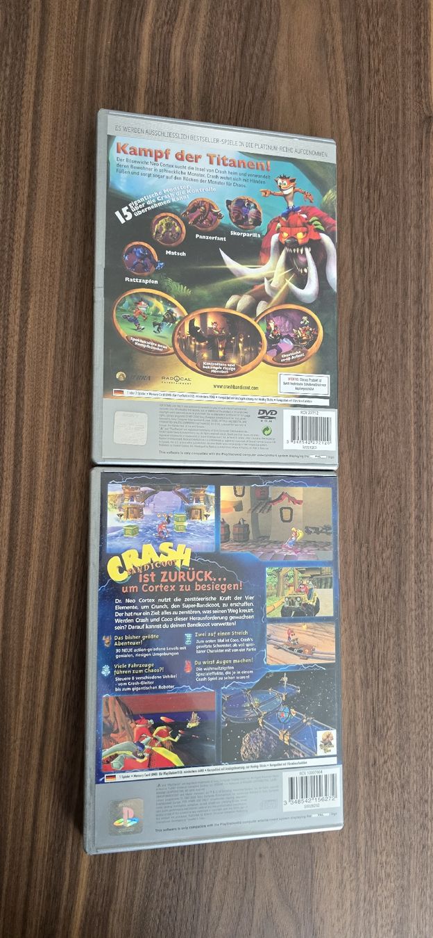 Crash Bandicoot PS2, Kampf der Titanen & Zorn Cortex! (Gebraucht) in ...