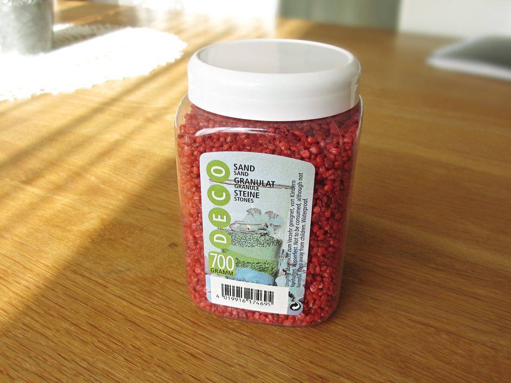 Dekoration "Stein oder Sand" Granulat rot (Neu (gemäss Beschreibung)) in Winterthur für CHF 2.3 ...