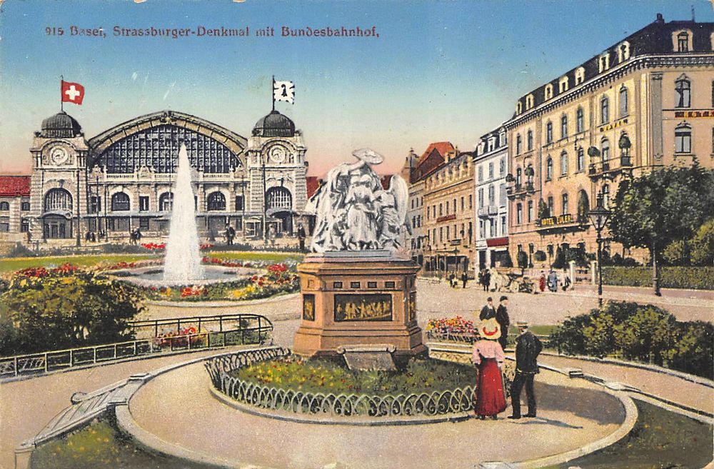 Basel, Strassburger Denkmal, Bundesbahnhof (Gebraucht) in Ottikon b.Kemptth. für CHF 1 – mit ...