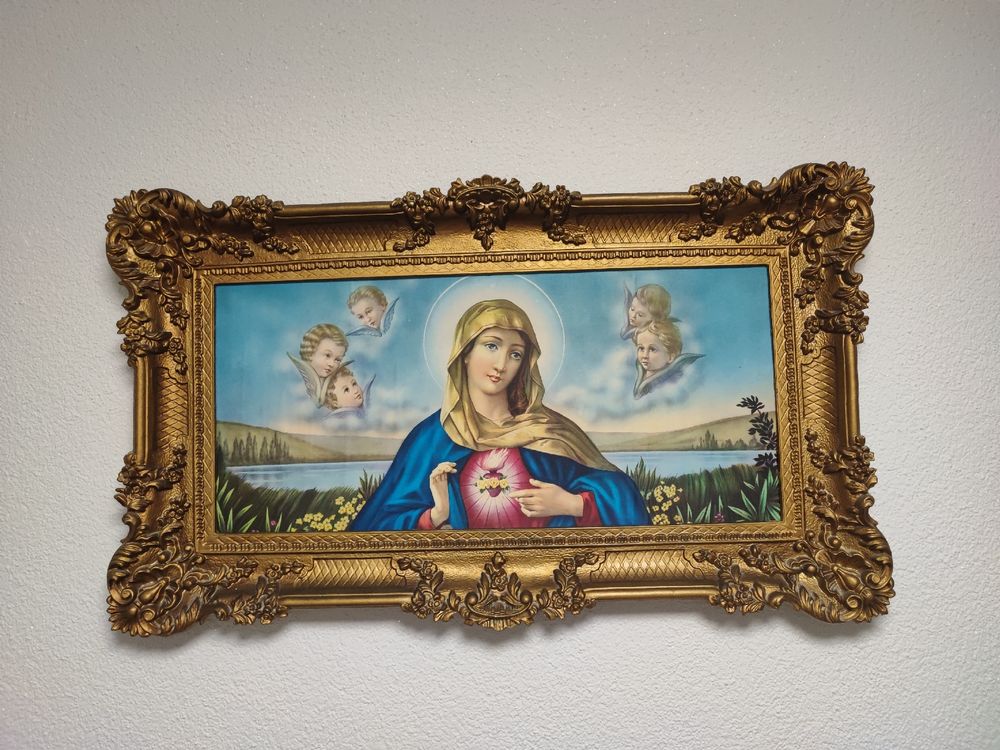 Maria Bild mit Rahmen (Gebraucht) in Rothrist für CHF 10 – nur Abholung ...
