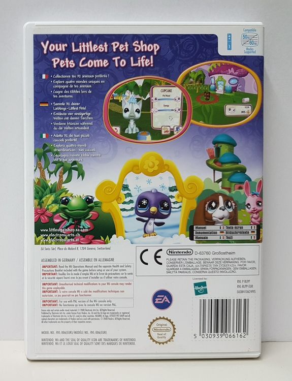 Wii Littlest Pet Shop Welten mit deinen Tierchen (Gebraucht) in ...