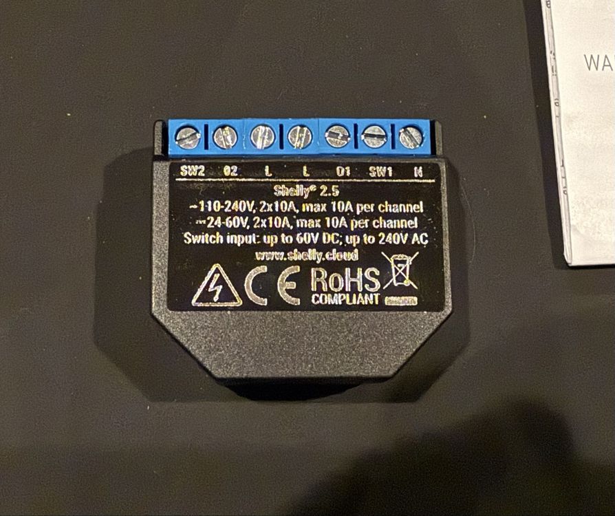 Shelly 2.5 Double Relay Switch 2 Stück | Kaufen auf Ricardo