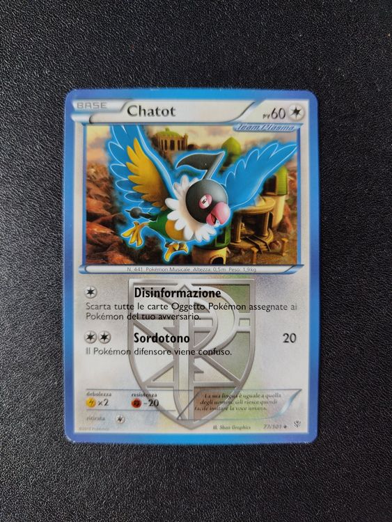 Chatot 77/101 Team Plasma Pokémon Plasma Blast 2013 IT ab 1. (Gebraucht ...