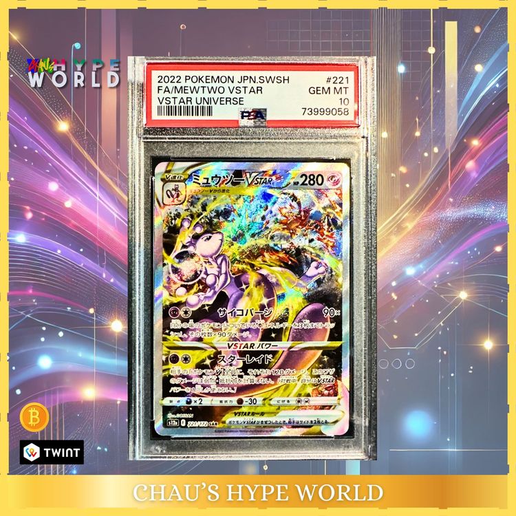 2022 Pokémon - Mewtwo VSTAR Universe #221 PSA 10 (Gebraucht) in Niederlenz für CHF 85 – mit ...