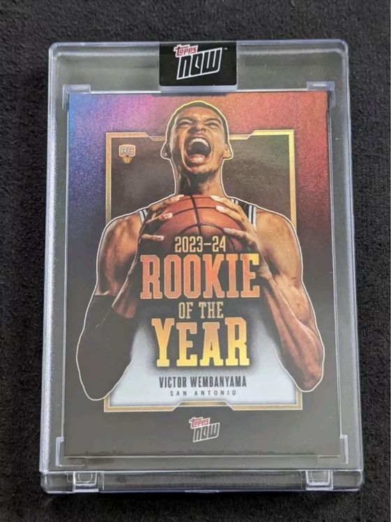 🔥 Victor Wembanyama Rookie of the Year NBA TOPPS NOW Card | Kaufen auf Ricardo