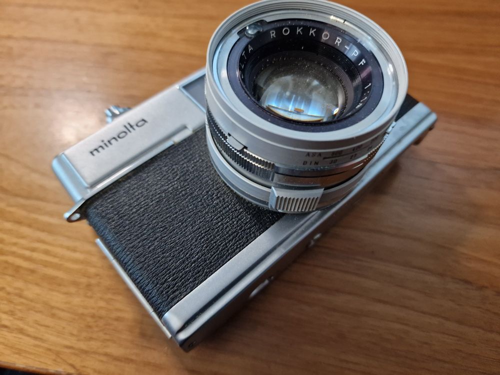 Minolta Hi-Matic 7 Kamera mit Tasche, Vintage, Retro | Kaufen auf Ricardo