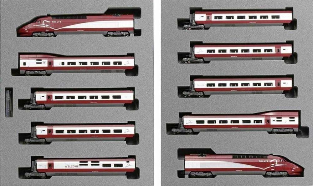 Kato Thalys TGV zugset spur N analog NEU (Neu und originalverpackt) in ...