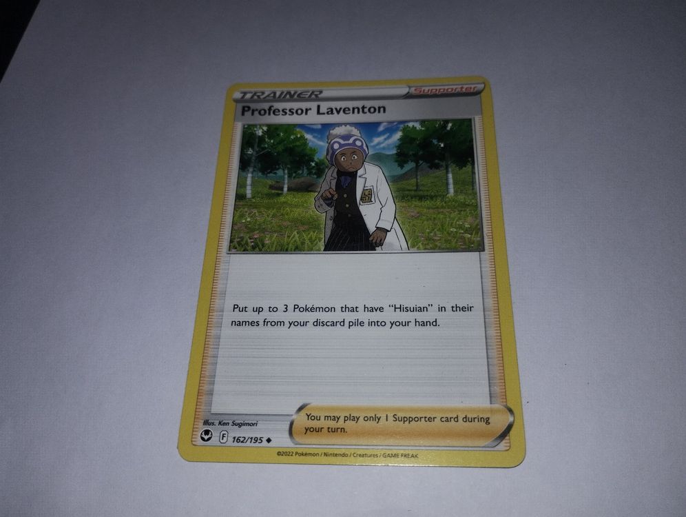 Carte Pokémon - Professeur Laventon 162/156 (Neu (gemäss Beschreibung ...