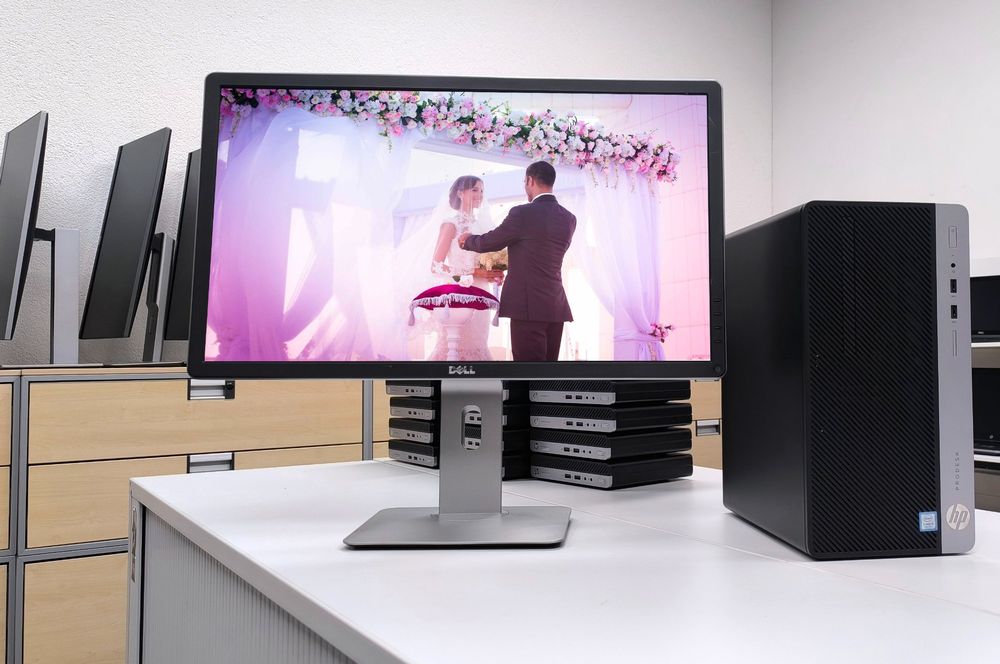 HP Computer mit Bildschirm, Neu Installiert mit Windows 11 (Gebraucht ...