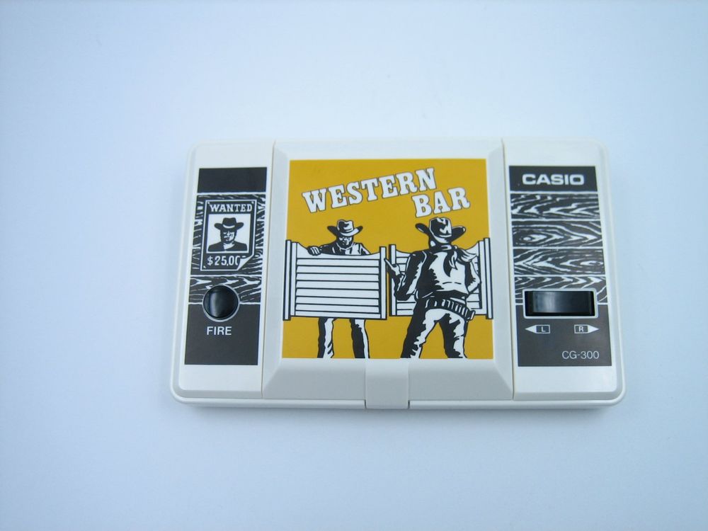 Handheld CASIO Western Bar Game, wie Game & Watch RAR OVP. (Gebraucht ...