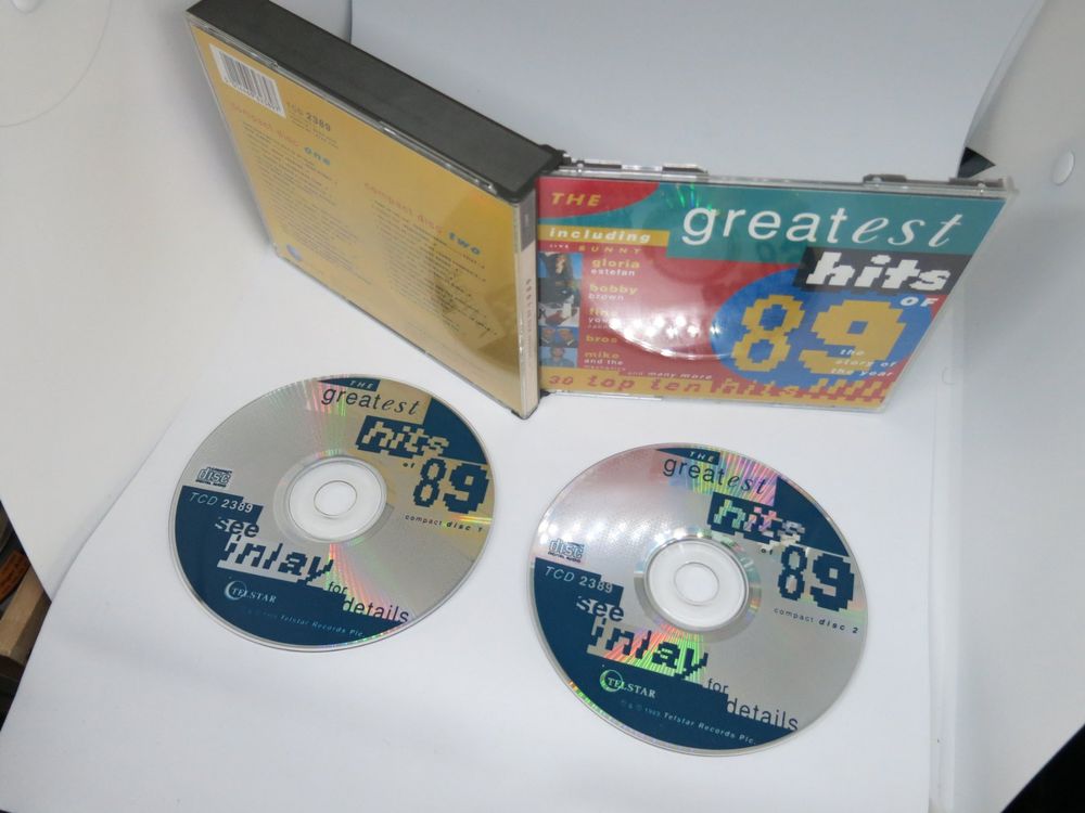 2CD fat Box The Greatest Hits Of 1989 feat Erasure Edelweiss | Kaufen ...