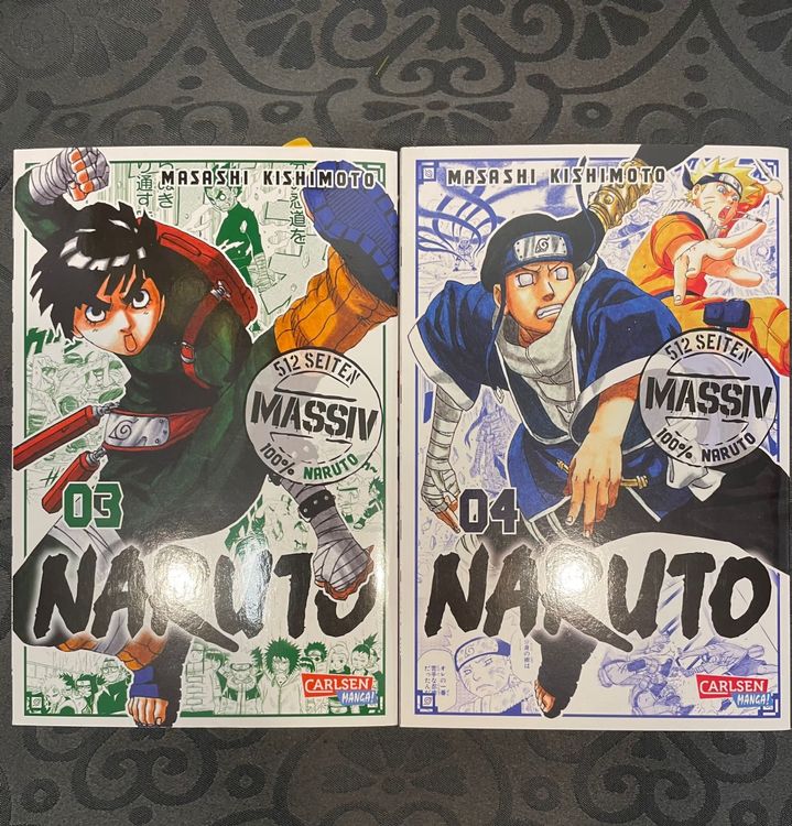 Naruto Manga Massiv Band (Bänder 1,2,3,4,5,6,7,14) (Neu (gemäss ...