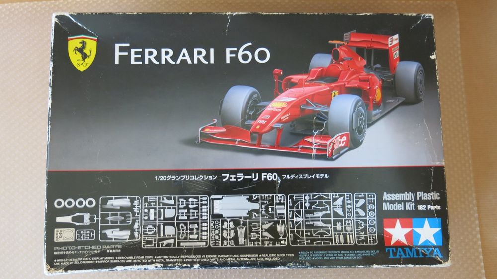 Ferrari F60 Tamiya vintage F1 auto 1:20er Modell | Kaufen auf Ricardo