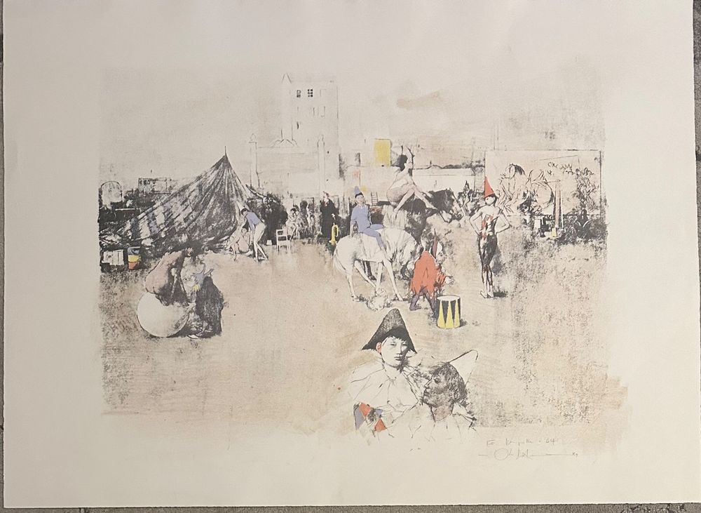 Otto Bachmann (1915-1996) Grosse Litho Handsig | Kaufen auf Ricardo