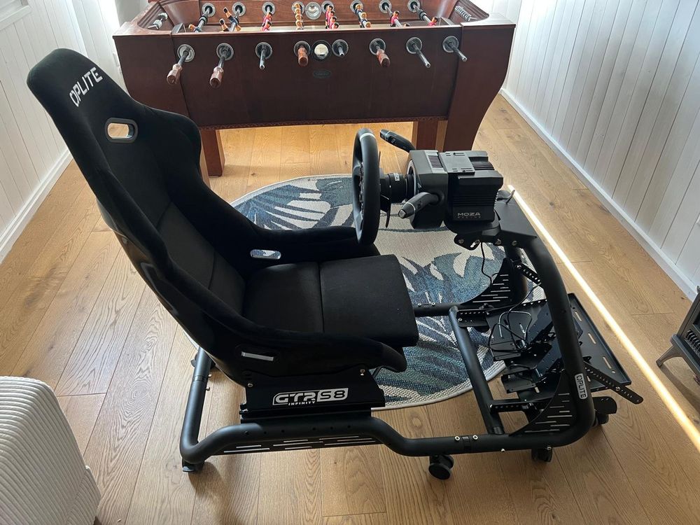Gaming Stuhl Oplite GTR S8 Sim Rig inklusive Moza r5 Bundle (Gebraucht) in Unterwasser für CHF ...